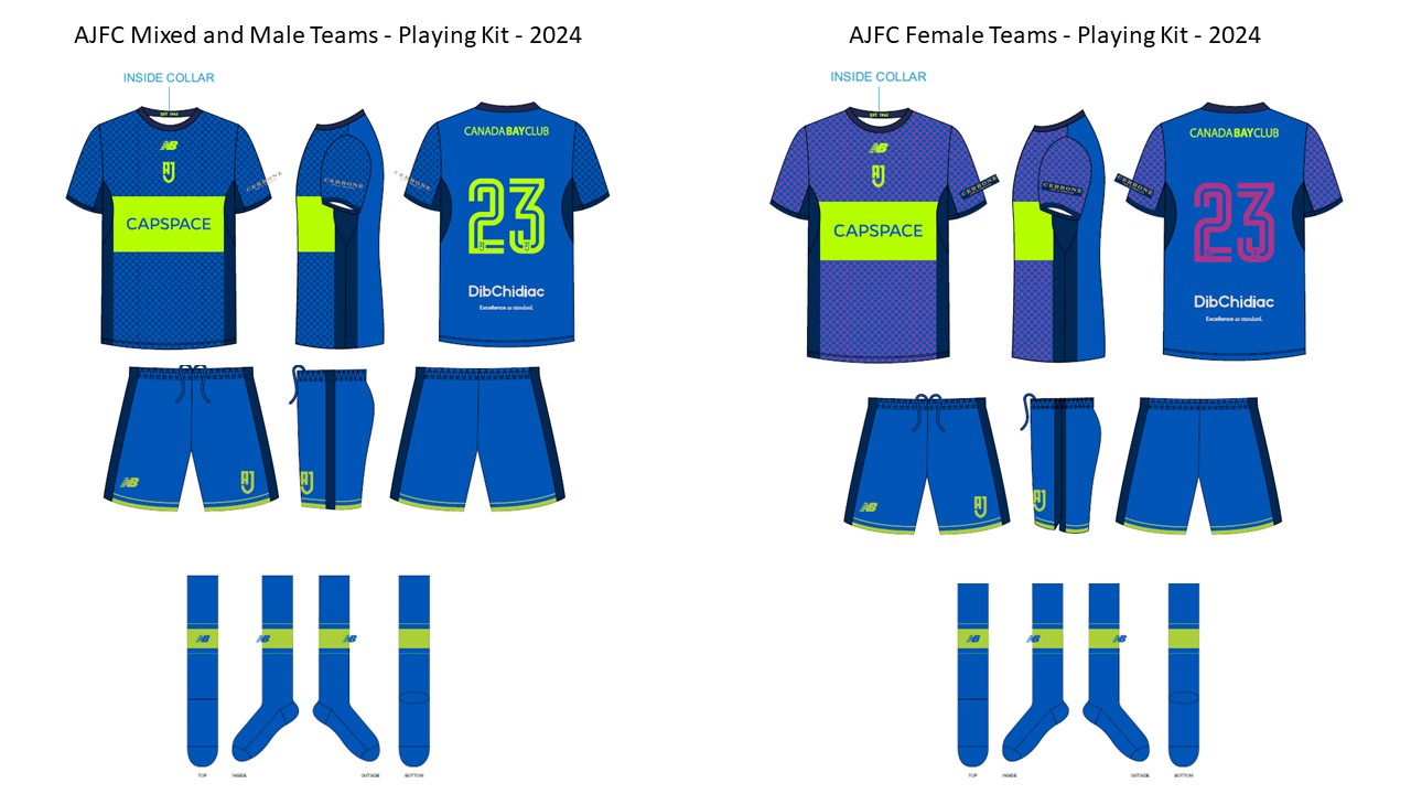 AJFC Playing Kit - Abbotsford Juniors Football Club